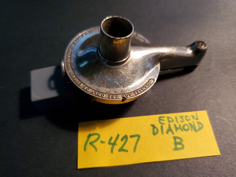 R-427 Edison Diamond MODEL B Reproducer - Phonographs.org